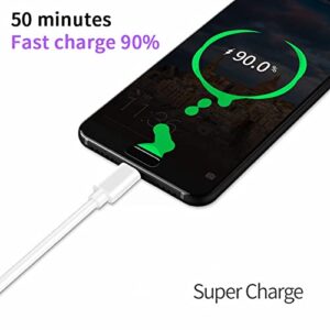 BGNTBUK Charging Cable Type C Smartphone Charging Data Cable 5A Mobile Phone Fast Charging Cable 2m Original Charging Cable 6ft