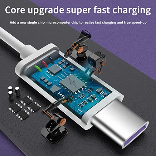 BGNTBUK Charging Cable Type C Smartphone Charging Data Cable 5A Mobile Phone Fast Charging Cable 2m Original Charging Cable 6ft