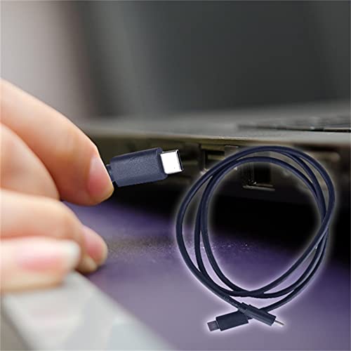 BGNTBUK C Type Charging Cable with Light 3.1 Mobile to C Male USB Type Data 1M USB-C Cable Phone Male Dual-Head Cable&Charger Type C Fast Charging Cable 6ft