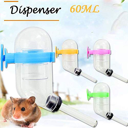 SPDD Automatic for Dogs Rabbit Hamster Food Bowl Water Drinker Dispenser,Pet Water Dispenser Water Drinking Bowl Hamster Feeder Drinking Fountains(Blue)