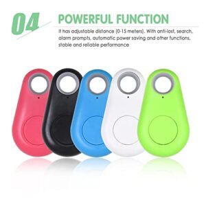 Riloer Smart GPS Tracker Anti-Lost Alarm Device, Wireless Bluetooth Tracker for Pet Child Bag Wallet Phone Key Finder