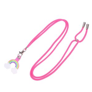 wovsrose 1PC Universal Phone Lanyard Card Fixed Mobile Phone Shell Colorful Neck Cord Anti-Lost Lanyard Strap Phone Adjustable Safety Tether