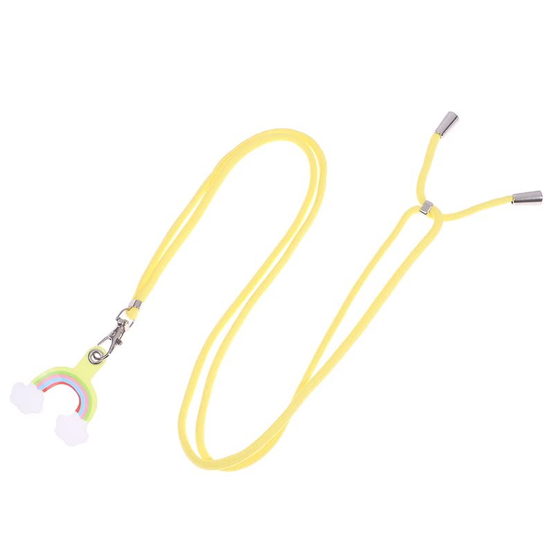 wovsrose 1PC Universal Phone Lanyard Card Fixed Mobile Phone Shell Colorful Neck Cord Anti-Lost Lanyard Strap Phone Adjustable Safety Tether