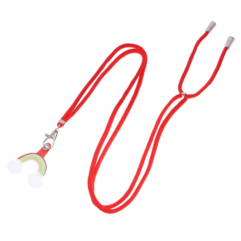 wovsrose 1PC Universal Phone Lanyard Card Fixed Mobile Phone Shell Colorful Neck Cord Anti-Lost Lanyard Strap Phone Adjustable Safety Tether