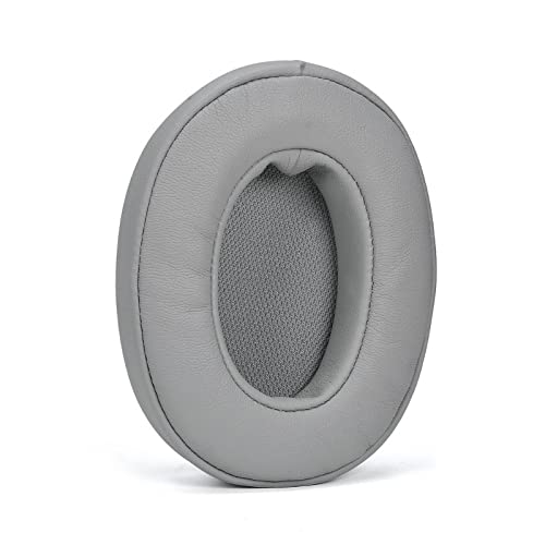 Hesh3 Earpads Replacement Protein Leather Ear Pads Cushions Cover Repair Parts Compatible with Skullcandy Crusher Evo Hesh 3 3.0 Hesh3 Venue Wireless ANC Over-Ear Headphones (Light Grey)