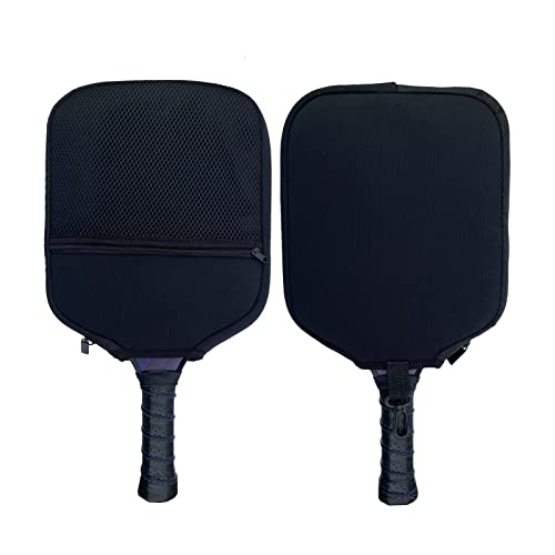 CORECISE Improved Pickleball Paddle Cover with Hook,Pickleball Racket Carry Sleeve with Zipper,Pickleball Paddle Protective Bag