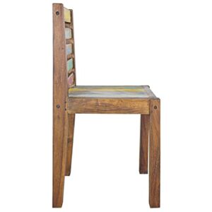 vidaXL Dining Chairs 4 pcs Solid Reclaimed Wood