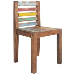 vidaxl dining chairs 4 pcs solid reclaimed wood