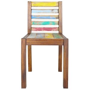 vidaXL Dining Chairs 4 pcs Solid Reclaimed Wood