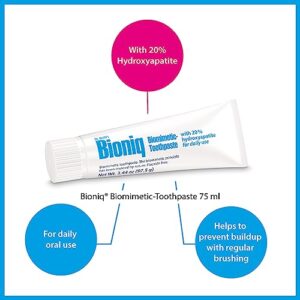 Bioniq Classic Biomimetic Toothpaste with 20 Percent Hydroxyapatite for Daily Use, 3.44 Ounce