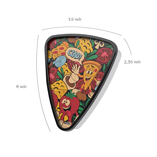 Pizza Slice Container Storage with Lids. Tray, Holder and Saver. Plastic Packs to go. The Best Idea to Serve Pizza to Your Kids