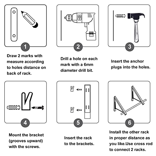 JYL HOME Wall Mounted Clothes Rack Retractable Hanger Space Saving Heavy Duty Wardrobe Hooks for Bathroom Balcony Aluminum, Silver, 1-Pack