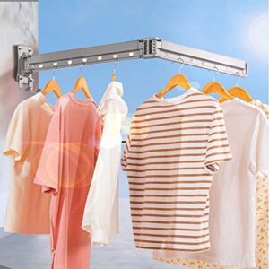 new-star clothes drying rack folding indoor wall mounted drying rack clothing foldable 2 fold for laundry room organization and small space organization hanging clothes drying rack