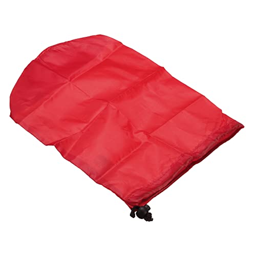 PATIKIL Clothes Storage Drawstring Bag, Large Size Clothes Blankets Organizer Bag with Strap for Camping Travel, Red