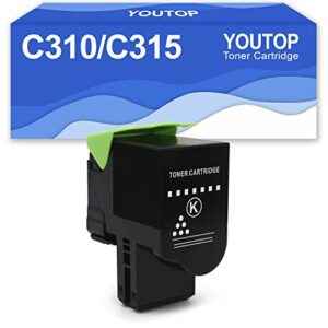 youtop remanufactured 1pk 006r04356 black toner cartridge replacement for xerox c310 c315