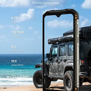 DOOGEE Rugged Smartphone(2022), S96 GT 6.3" 8GB+256GB Waterdrop Screen Rugged Phone Unlocked, Android 12 Phone, Night Vision, 48MP Quad Camera, IP68 Waterproof Ourdoor Cell Phone, NFC, OTG, Dual 4G