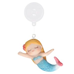 floating fish tank decor, resin mermaid aquarium decorations for aquatic pets cartoon aquarium ornaments fish tank accessories