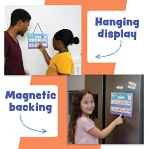 Today's Activities Daily Routine Visual Timetable Magnetic Tile Chart for Children