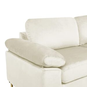 Devion Furniture Zex Sectional, White