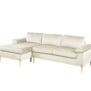 Devion Furniture Zex Sectional, White