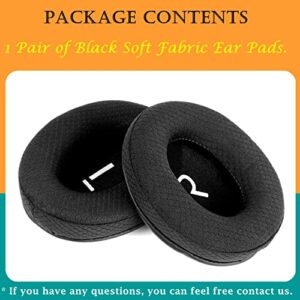 TaiZiChangQin Upgrade Ear Pads Ear Cushions Replacement Compatible with Turtle Beach Ear Force X12 Ear Force X11 Headphone ( Fabric Earpads Black )