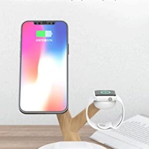 Productive Bee Tree Design Fast 3-in-1 Wireless Charging Station for iPhone 11/12/13, Pro, Pro Max, Mini, Apple Watch, AirPods2/Pro