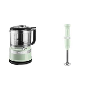 kitchenaid 3.5 cup food chopper - kfc3516 & variable speed corded hand blender - khbv53