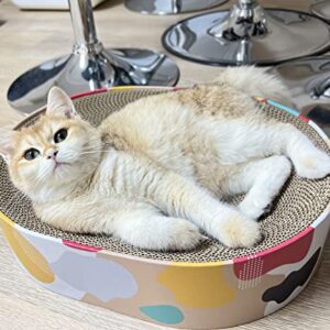 BobbyPet Cat Scratcher Lounge Bed - Oval Shape for Big Cat