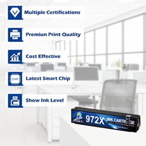 DOUBLE D 972X 972A (Upgraded Chip) Compatible Replacement for HP 972X 972A 972 Ink Cartridges, for HP PageWide Pro 477dw 477dn 577dw 577z 452dn 452dw 552dw P55250dw P57750dw, 1 Black