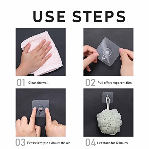 Cabilock 40pcs No Nail- Free Sticky Peg. Mount Trace Stickers Household cm Photo Screw Adhesive Self- Adhesive Kitchen Without Furniture Frame Picture Pegs Non- Transparent