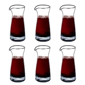 inevoc wine decanter,inevoc 6 pack single serving,mini size decanters,small individual wine carafes,wine carafe decanter,small carafe for wine dinner parties,wine tastings transparent