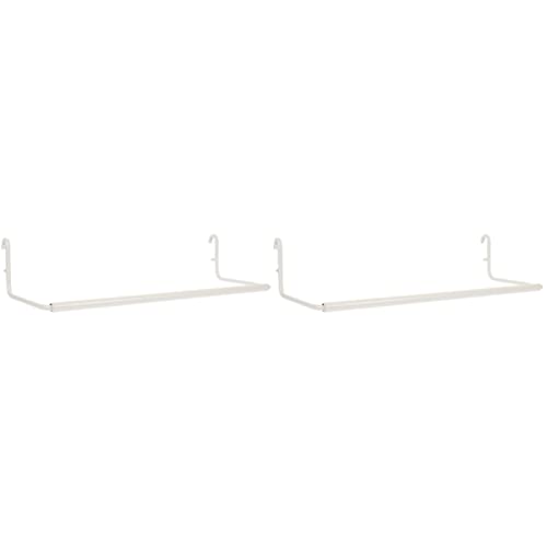 Cabilock 2pcs Organizer Hooks Hanging Multifunctional Kitchen Continuous Bathroom White Laundry Extendable: Workshop Accessory Toilet Holder Room Pegboard Organization Stainless Extendable