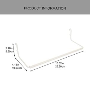 Cabilock 2pcs Organizer Hooks Hanging Multifunctional Kitchen Continuous Bathroom White Laundry Extendable: Workshop Accessory Toilet Holder Room Pegboard Organization Stainless Extendable