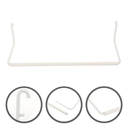 Cabilock 2pcs Organizer Hooks Hanging Multifunctional Kitchen Continuous Bathroom White Laundry Extendable: Workshop Accessory Toilet Holder Room Pegboard Organization Stainless Extendable