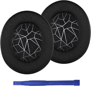 arctis 9x replacement earpads printing mesh ear cushions for steelseries arctis 1/3/5/7/9 arctis pro arctis 9x headphones noise canceling headset ear pads earmuff repair parts (black+white)