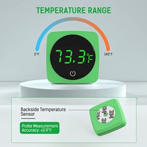 Aquarium Thermometer Digital, PAIZOO Fish Tank Thermometer Accurate LED Display to ±0.9°F Tank Thermometer Aquarium Temperature Measurement Suitable for Fish, Axolotl, Turtle or Aquatic