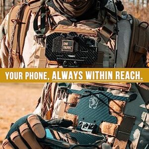 OneTigris Tactical Vest Phone Holder, Universal Chest Cell Phone Board Plate Carrier Phone Mount for Screen Size 4.7"-6.7"