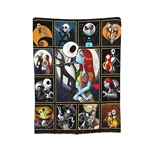 Cartoon Flannel Blanket Super Soft Conditioner Throw Blanket for Couch Sofa Couch Bed All Season 50"x40"