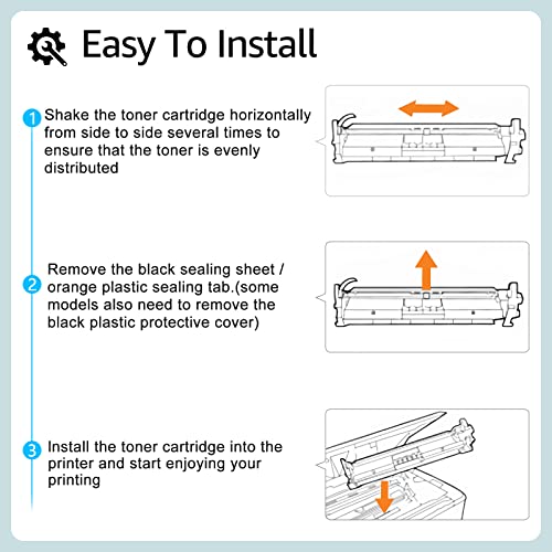 greencycle Compatible Toner Cartridge Replacement for Dell 1100 (310-6640) Work with 1100 1110Printer (Black, 6-Pack)