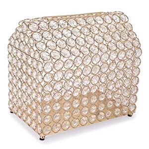 elldoo crystal wedding card box, house shape money card box gold gift for wedding receptions, centerpiece decor, anniversary, keepsake, gift display box