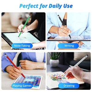 Stylus for Touch Screens, GUUGEI 5-Pack Capacitive Stylus Pen for iPad iPhone Android Phone Chromebook Tablet PC High Sensitivity & Precision Dual Rubber Fine Point Tips Stylist Pens