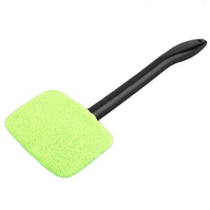 car windshield brush wipe fog cleaning brush front window wiper tool glass window brush-green