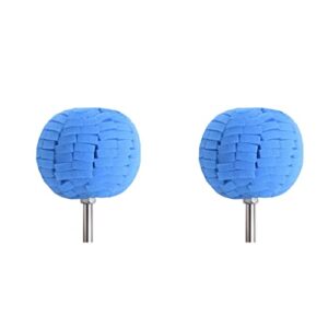 vicasky car kit car kit car kit car kit car sponge 2pcs pads car hub detailing blue round waxing polished sponge for buffer car kit car sponge car sponge car sponge car sponge