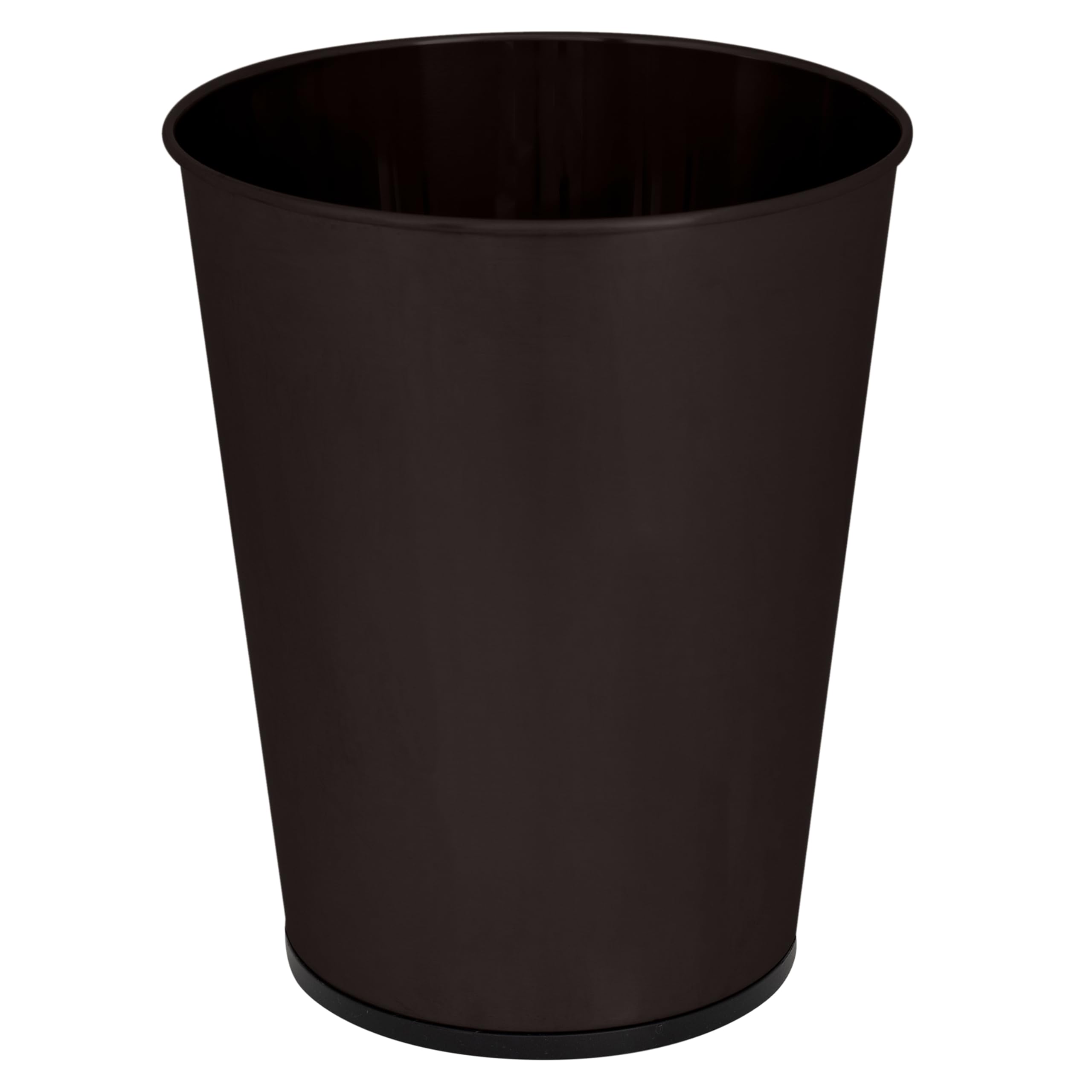 Bath Bliss 5 Liter Small Wastebasket | 2 Pack | Round Open Top | Trash Can | Bathroom | Bedroom | Kitchen | Office | Dorm | Disposal Waste Bin | Garbage | Oil Rubbed Bronze