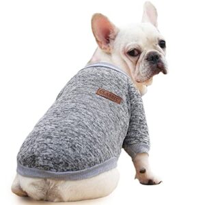 dog sweater classic dog sweaters for small medium dogs warm and soft small dog sweater puppy sweaters for small dogs winter pet dog cat sweater clothes for girls or boys