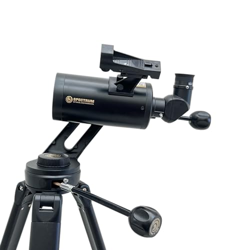 SpectrumOI Telescope for Adults and Kids, 70mm Maksutov Telescope for Adults Astronomy, Telescope for Kids 8-12 Telescopio for Astronomical Exploration and Kids' Fascination with Astronomy,AZ Mount