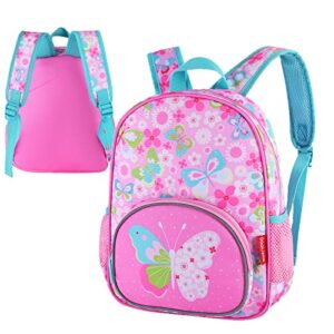 Daaupus 12-Inch girl preschool backpack,Kids Backpack for Boys & Girls, Perfect for Daycare and Preschool, Unique design print backpack for school and travel