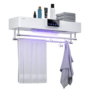 towel warmers for bathroom,zomhusea intelligent towel dryer 500w wall mounted drying racks home hanging racks electric heated towel racks for pool,laundry room,cloakroom