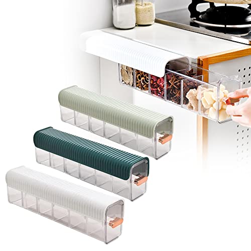 Punch-Free Multi-functional Storage Box, 2023 New Socks Underwear Wall Mount Drawer Organizer, Closet Kitchen Hanging Clear Storage Box with Compartment for Data Cable, (3 PCS)