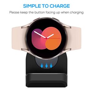 Stand for Samsung Galaxy Watch 6/Watch 6 Classic/Watch 5 40,44mm/Watch 5 Pro 45mm/Watch 5 (Pro) Golf Edition 40,44,45mm,Non-Slip Silicone Charging Dock,Charger Base Holder with Cable Management Slot